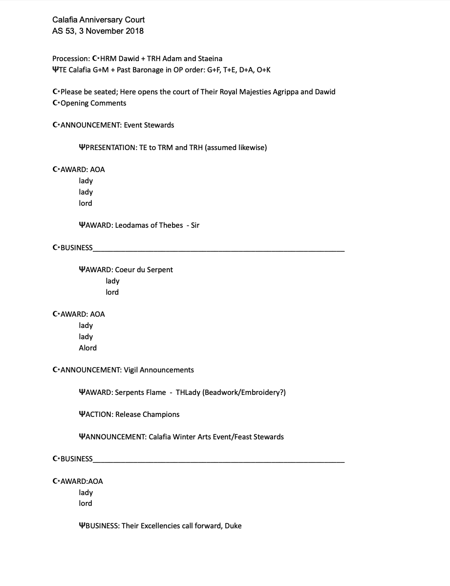 Court Heraldry 104 – Inn of the Tyger